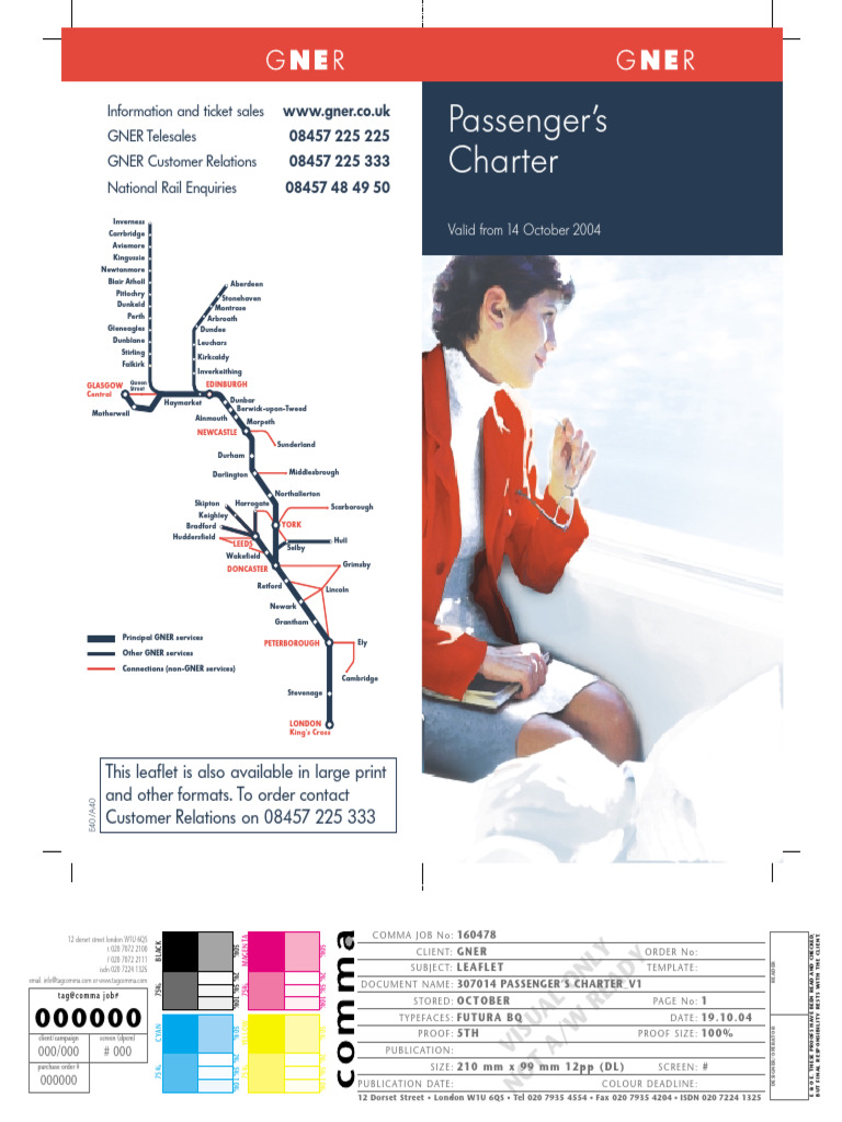 GNER Passenger Charter Guide | PDF