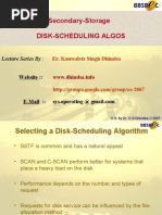 Disk Scheduling (Scan - Algorithm) | PDF | Disk Storage | Scheduling ...