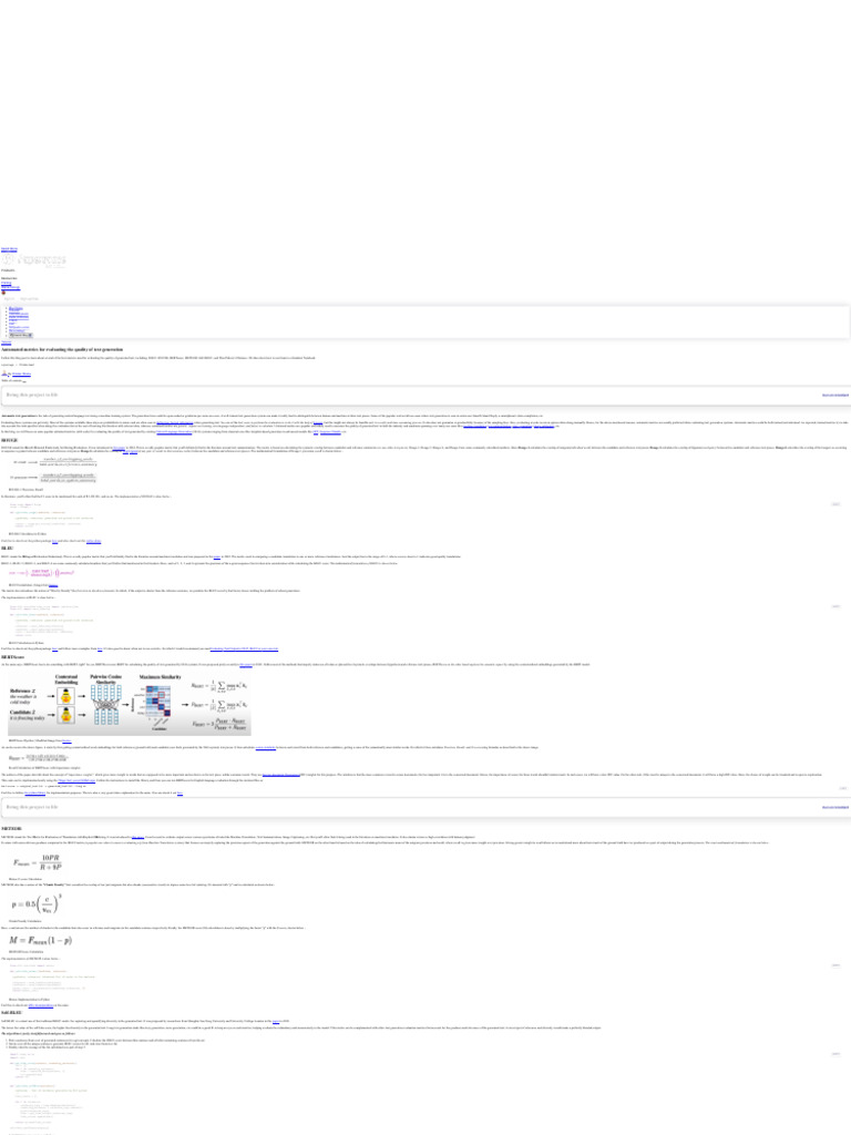 Automated Metrics For Evaluating The Quality of Text Generatio | PDF ...