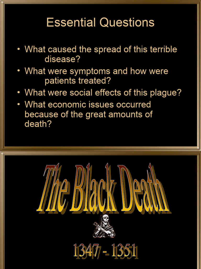 Black Plague Pdf Diseases And Disorders Plague Disease