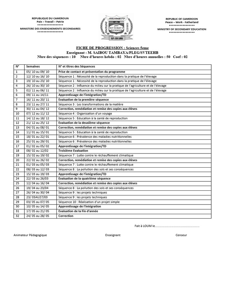 Progression 5e | PDF