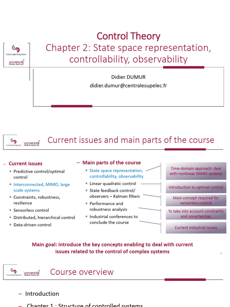 Chapter 2 Compressed | PDF | Stability Theory | Control Theory