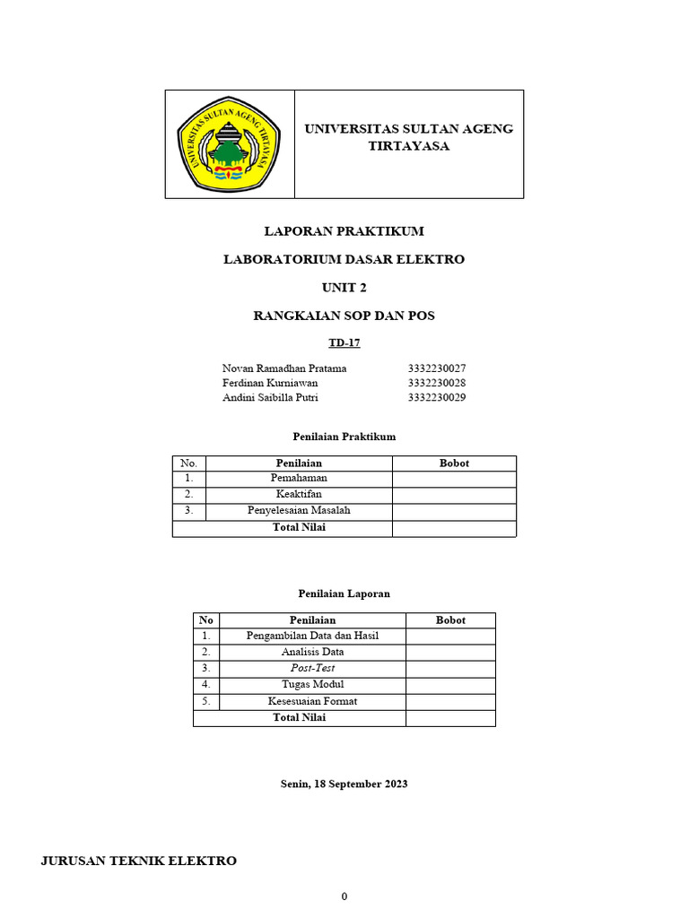 Laporan Bagian Isi Unit 2 | PDF