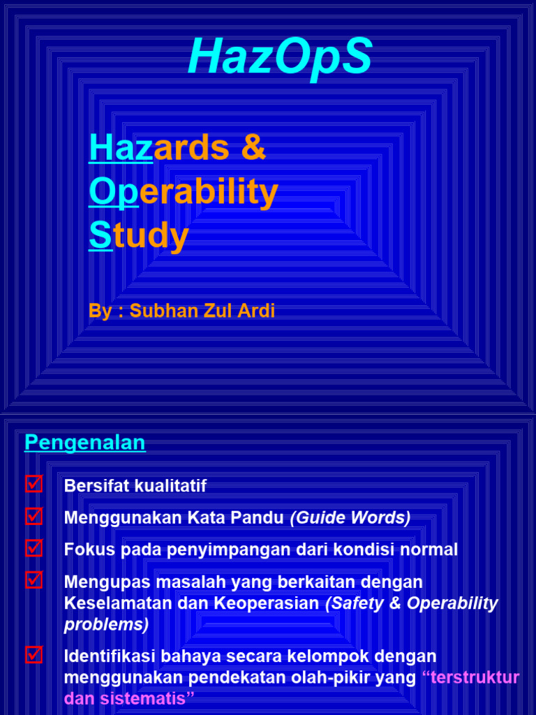 HAZOP | PDF