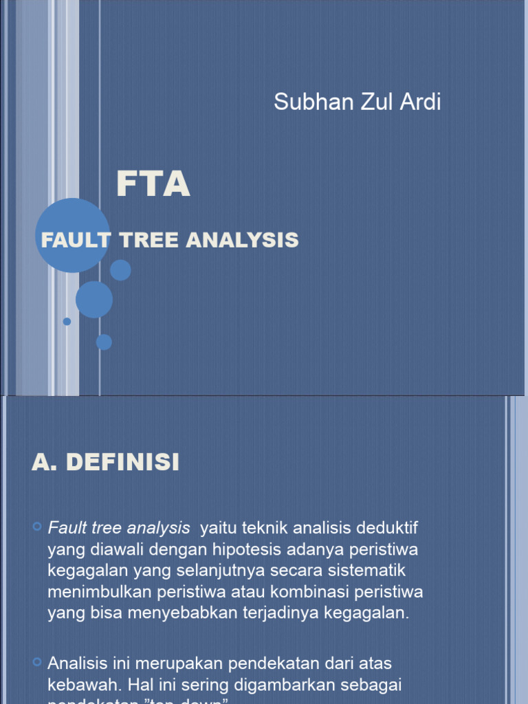 FTA Method | PDF