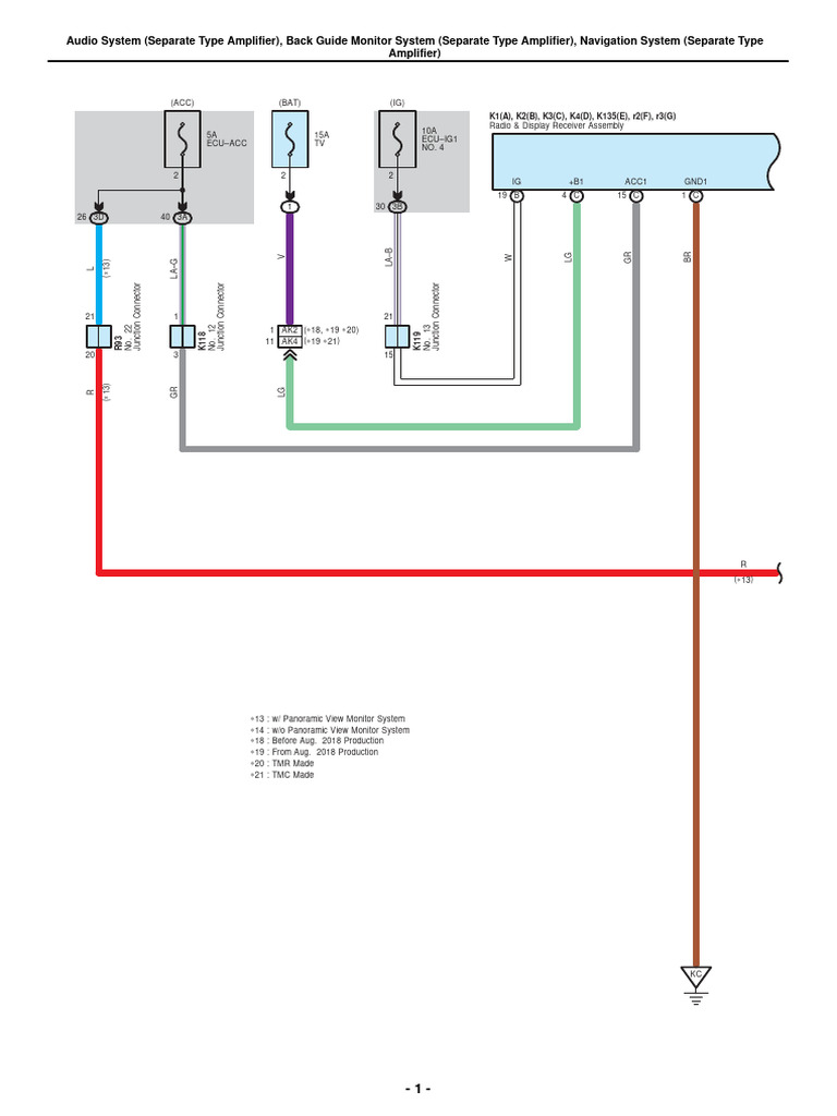 Audio System (Separate Type Amplifier) | PDF | Telecommunications ...