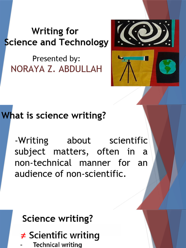 Sci Tech Writing | PDF