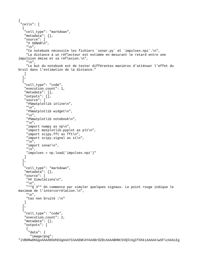 SONAR Ipynb | PDF | Computing | Computer Programming