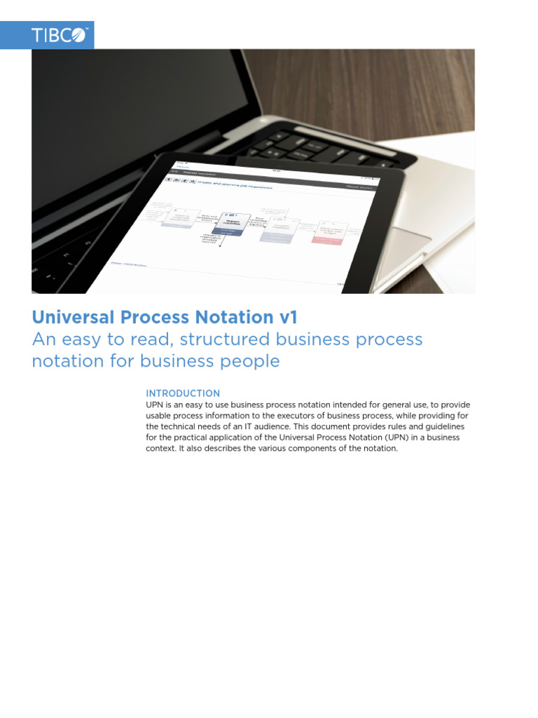 TIBCO Nimbus UPN - Universal-Process-Notation | PDF