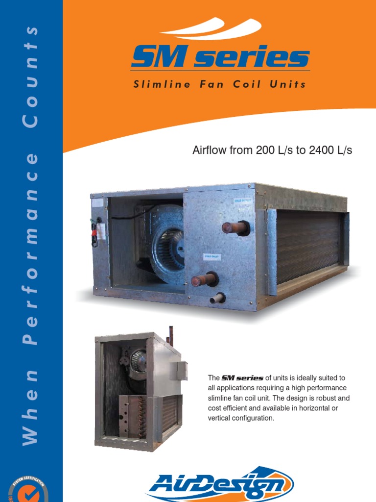 SM Series Slimline Fan Coil Units | PDF