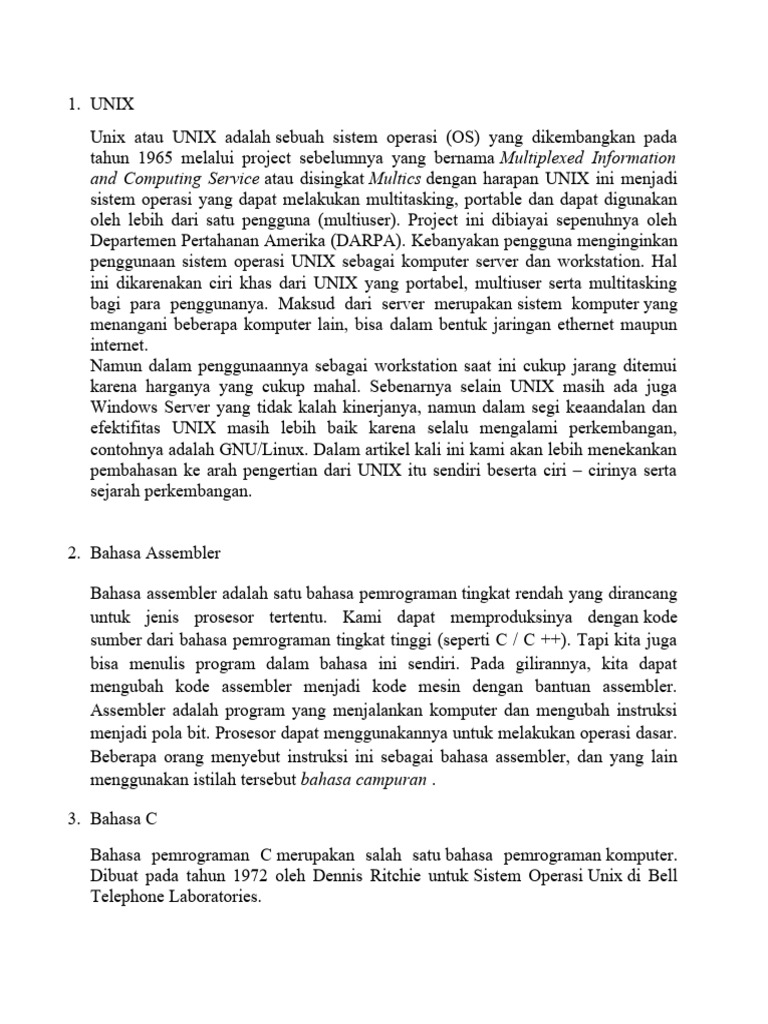 MKLH Unix Linux | PDF