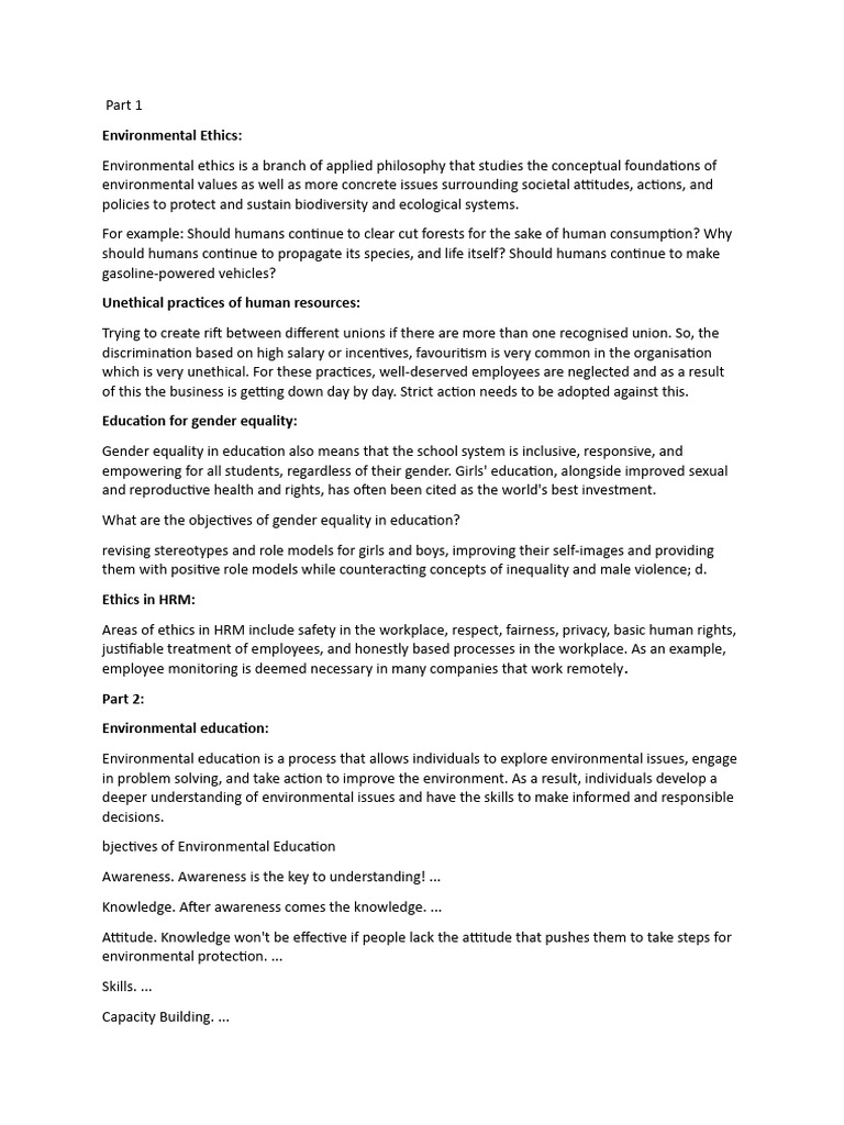 Ethics Test Prep2 | PDF