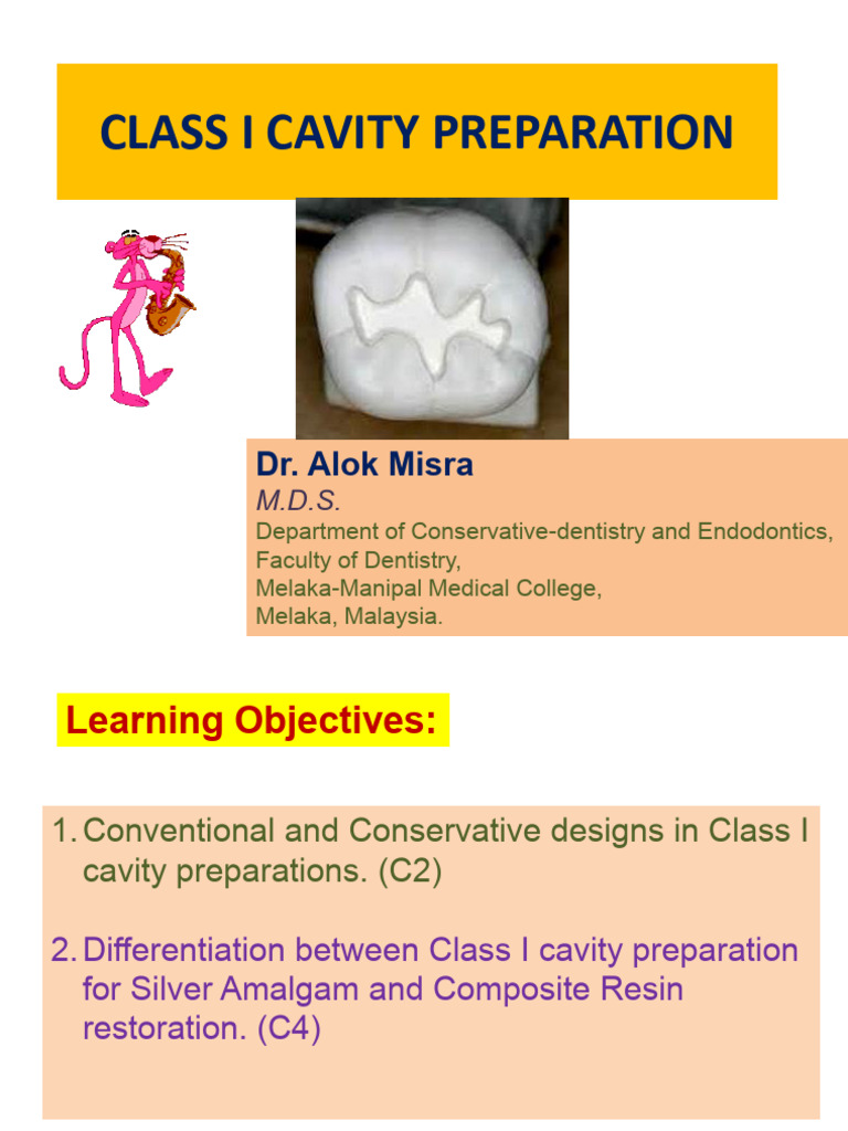 L3 Class I Cavity Preparation | PDF