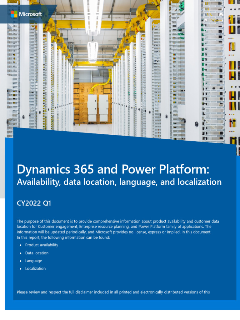 Dynamics 365 & Power Platform Guide | PDF