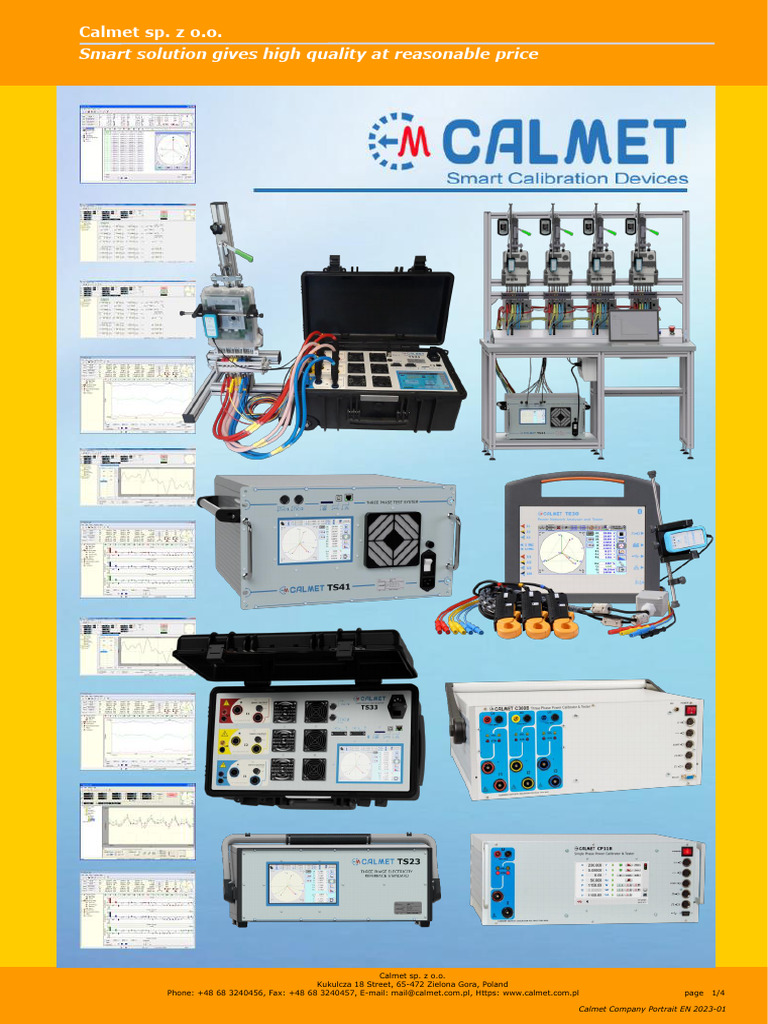 Calmet Company Portrait EN 2023-01 | PDF | Alternating Current ...