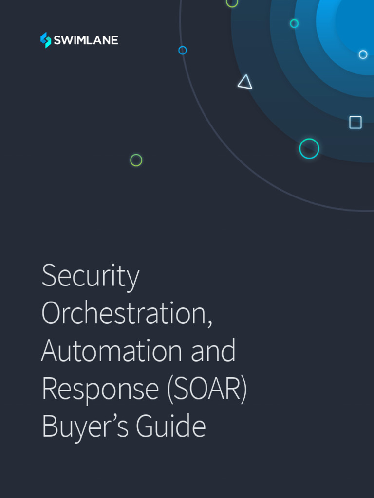 Security Orchestration, Automation and Response Buyers Guide | PDF | Computer Security | Security