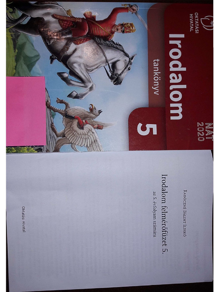 Irodalom Felmérőfüzet 5. Osztály | PDF