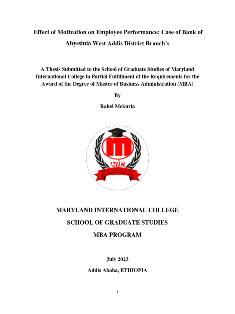 Rahel Mekuria Final Research | PDF