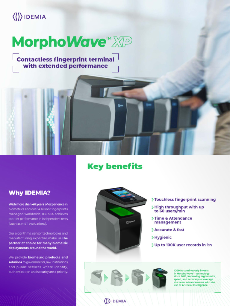 Morpho Wave XP-500 | PDF