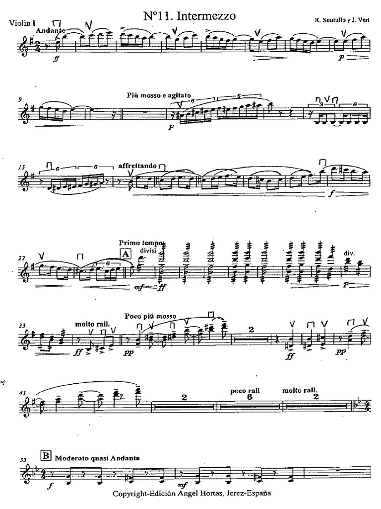 Intermezzo Violin 1 | PDF
