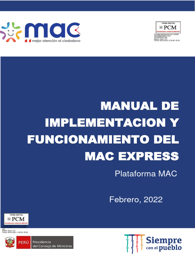 Manual MAC Express | PDF