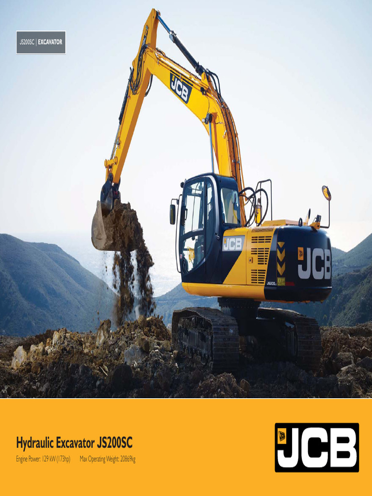 Js200Sc - Excavator | Download Free PDF | Engines | Diesel Engine