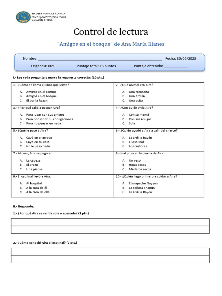 Amigos En El Bosque Pdf