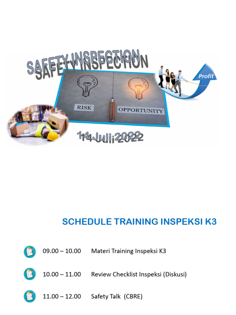 Panduan Lengkap Inspeksi K3 | PDF | Teknologi & Rekayasa