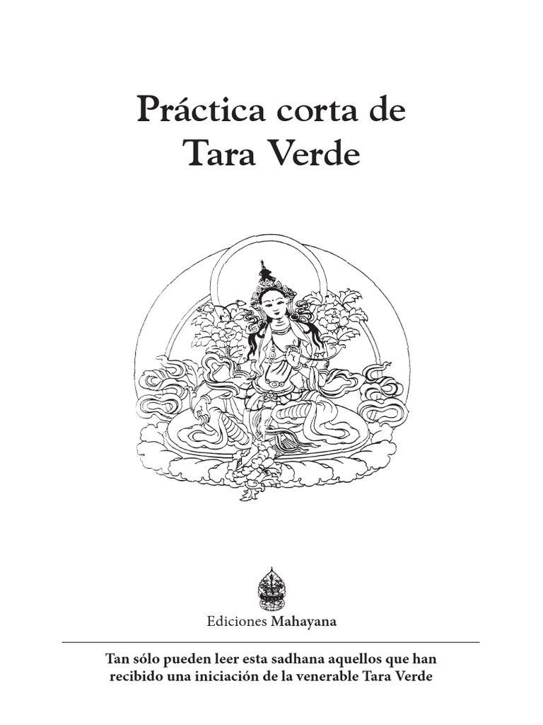 Pratica Corta de Tara Verde - Lama Zopa Rimpoché | PDF