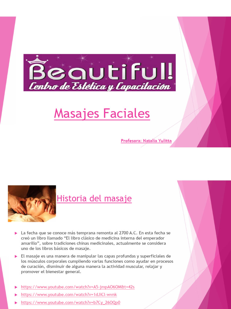 Clase 9 Masajes Faciales | PDF