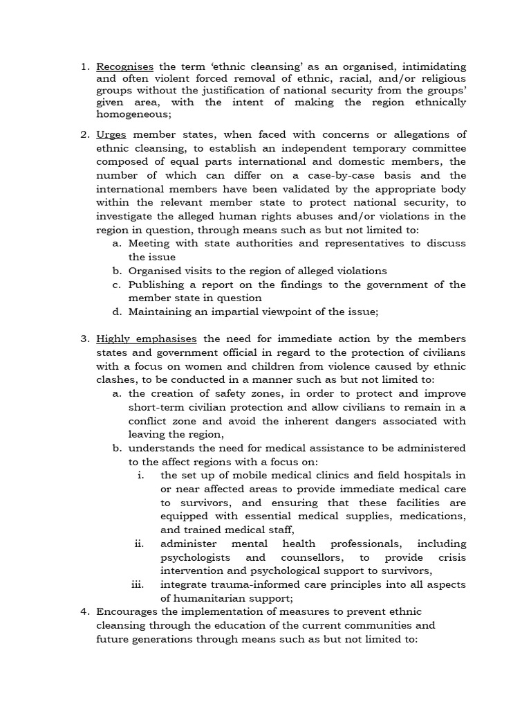 Ethnic Cleansing PDF Ethnic Cleansing Human Rights