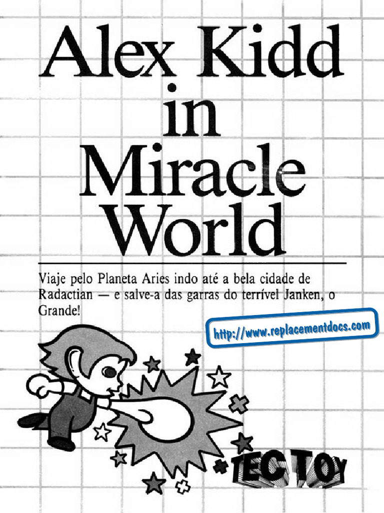 Alex Kidd in Miracle World - BR Manual - SMS | PDF