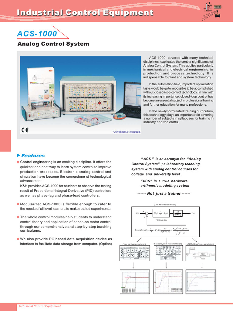 Acs-1000 10105 | PDF | Amplifier | Control Theory