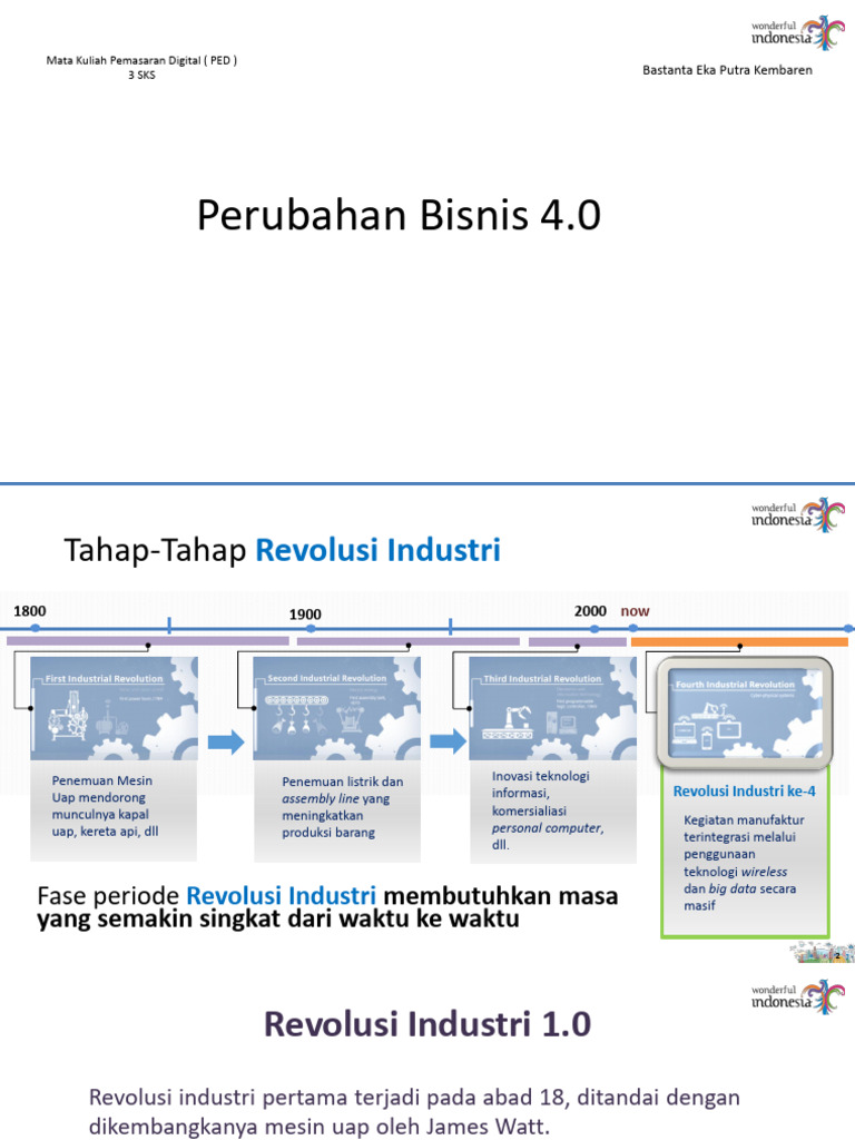 Tahap Revolusi Industri dan Dampaknya | PDF