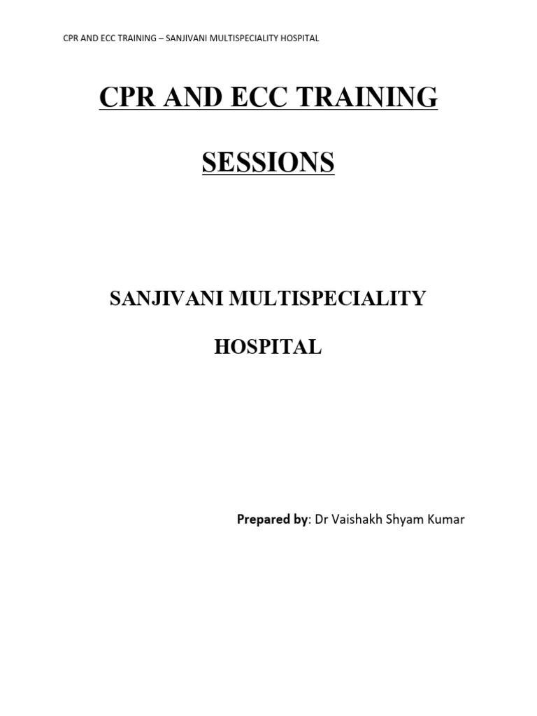 Sanjivani CPR and ECC training | PDF