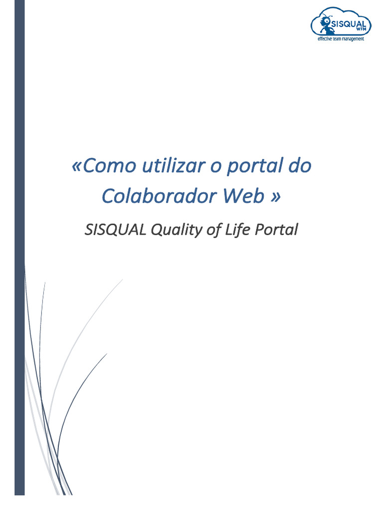 (UHG) Manual de Usuário - SISQUAL Quality of Life Portal - Como ...