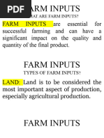 Module 2 Farm Inputs | PDF | Technology & Engineering