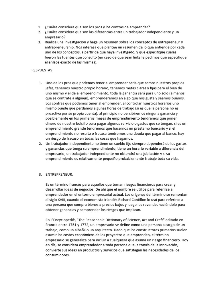 Entrepreneur | PDF | Iniciativa empresarial | Negocios económicos