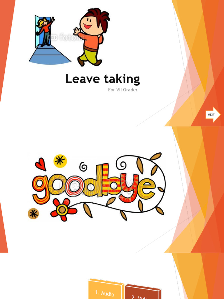 Essential Leave-Taking Expressions | PDF | Language Arts & Discipline