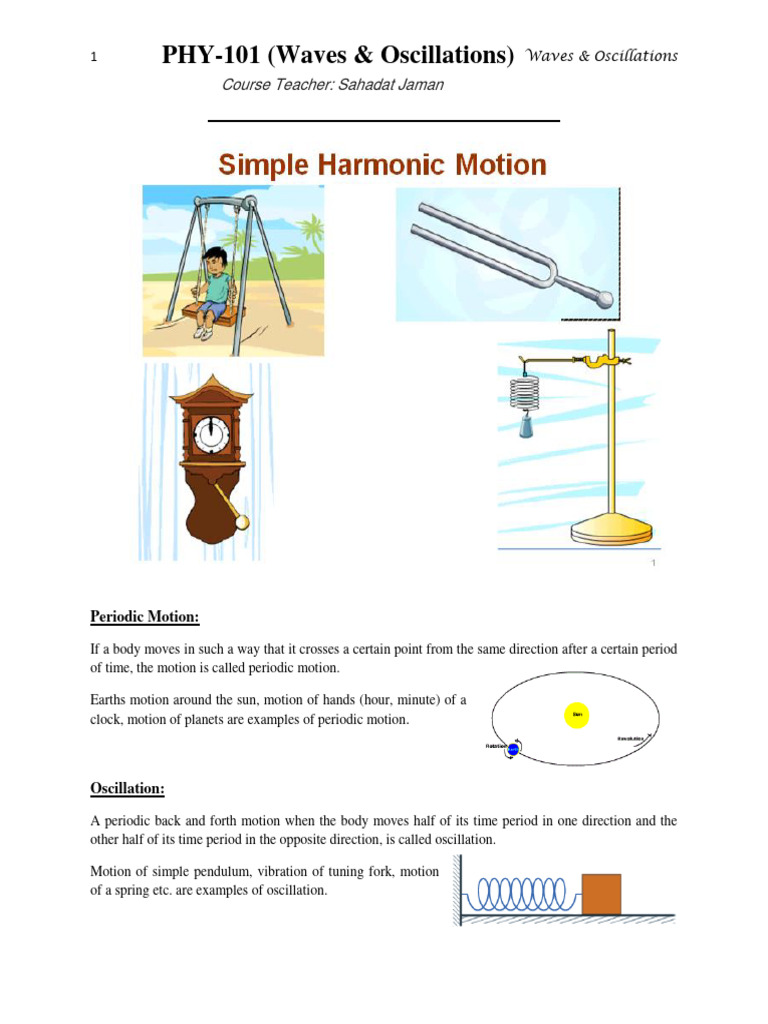Waves Oscillations | PDF