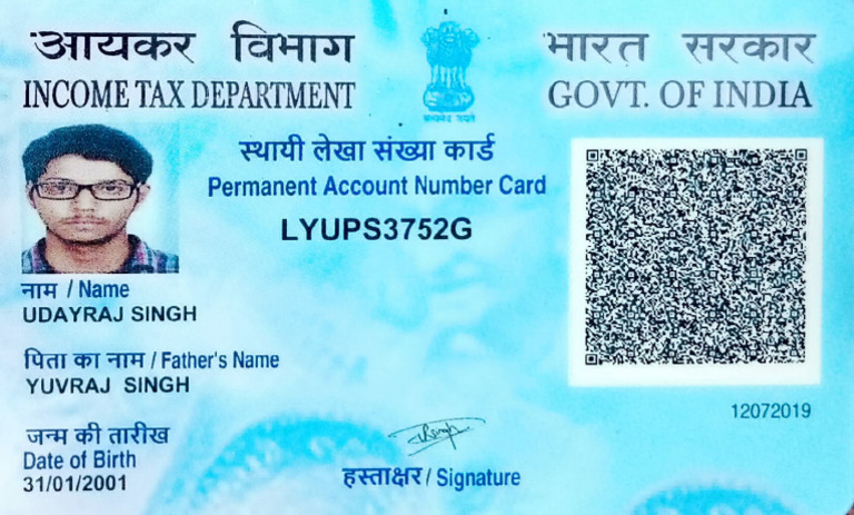 pan card | PDF