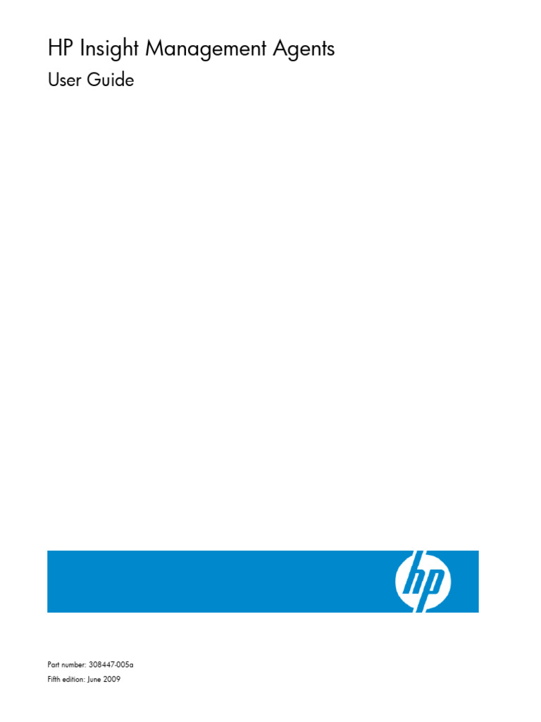 HP Insight Management Agents User Guide | PDF | Web Server | Internet & Web
