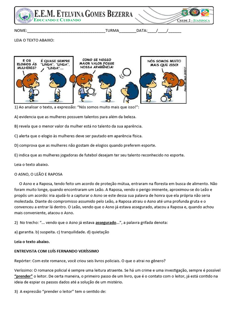 Aula 2 Projeto SPAECE D3 e D19 | PDF | Amor | Cérebro