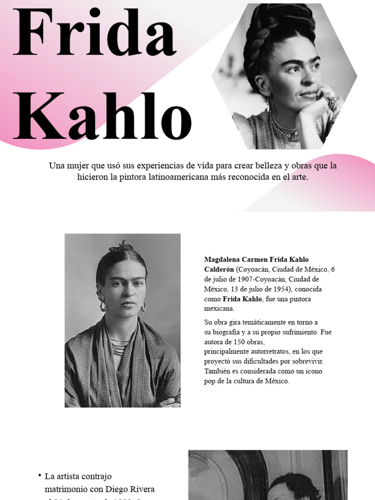 Frida Kahlo: Vida y Arte Autobiográfico | PDF | Las artes