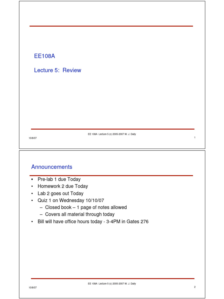 Lect 05 | PDF Lect 05 | PDF