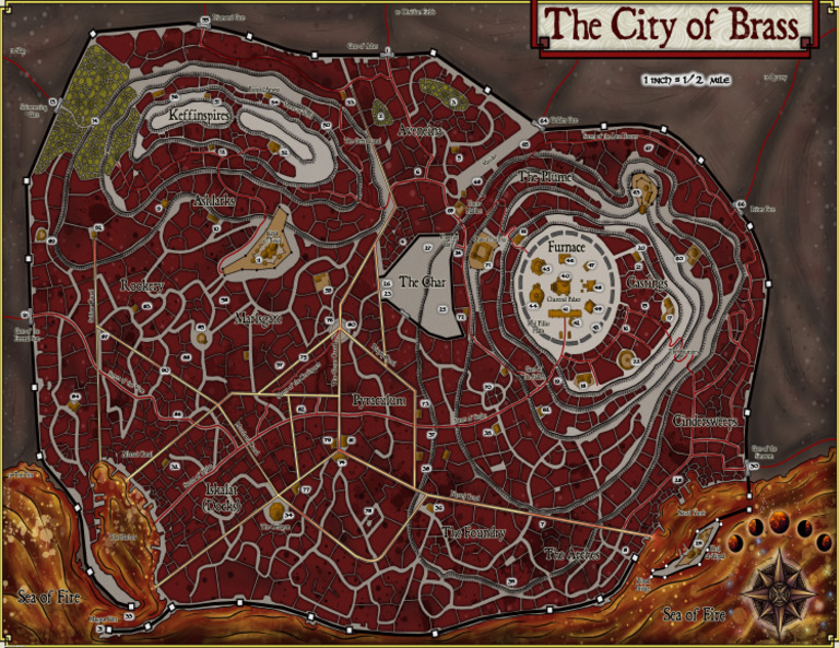 City of Brass Map Color | PDF