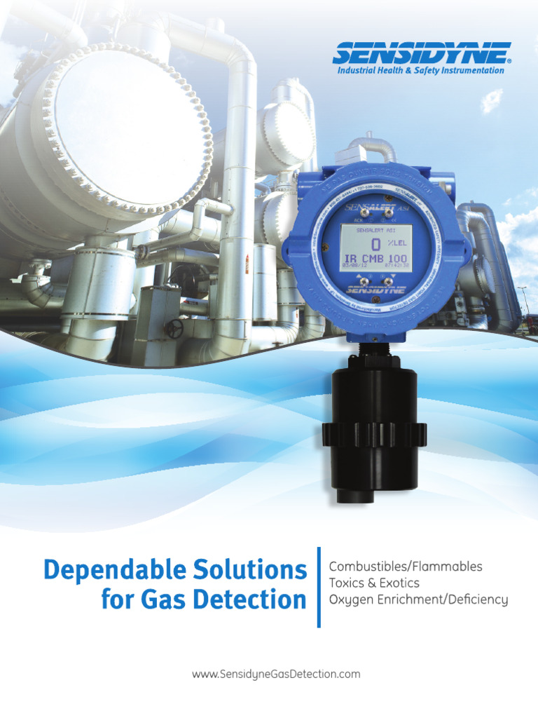 Sensidyne Fixed Gas Detection Catalog | PDF