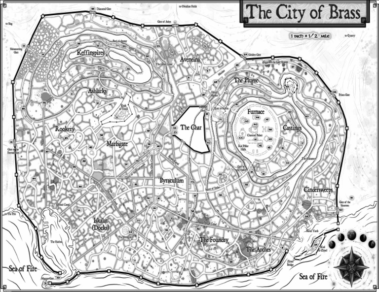 City of Brass D&D Battlemap PDF | PDF