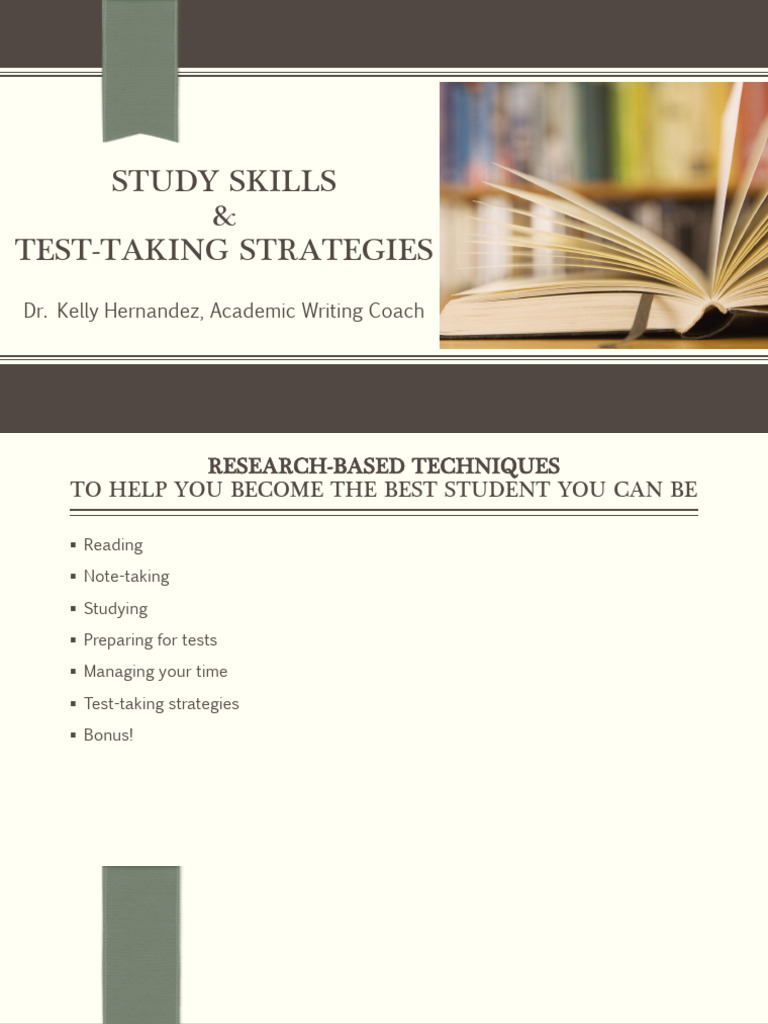 Active Learning Study Skills For Students | PDF