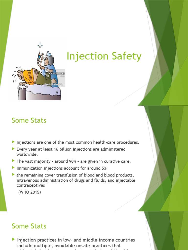 Injection Safety | Download Free PDF | Injection (Medicine) | Medical ...